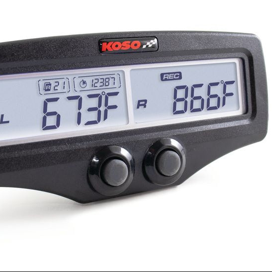EGT-02 EVO | Dual exhaust gas temperature data logger – Koso Europe
